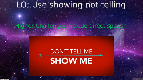 KS3 Space writing | Teaching Resources