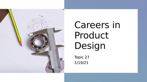 Product Design GCSE - 27 Careers | Teaching Resources