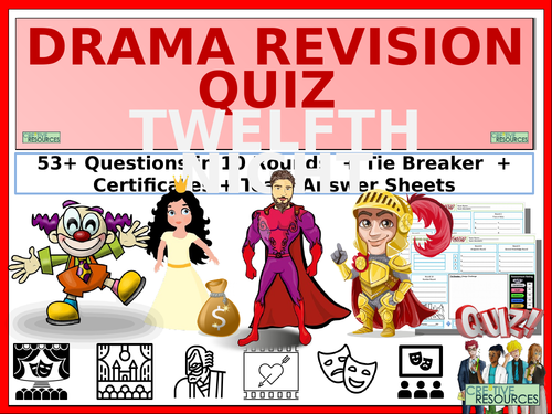 Twelfth Night - Shakespeare Quiz | Teaching Resources