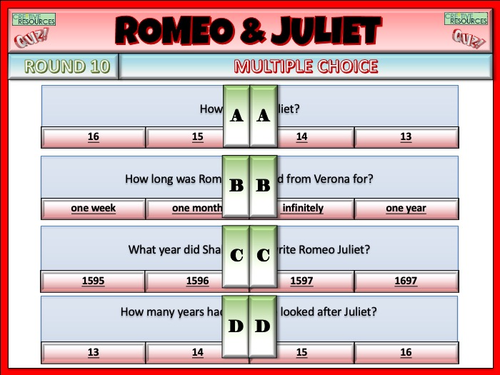 Romeo and Juliet - Shakespeare Play | Teaching Resources