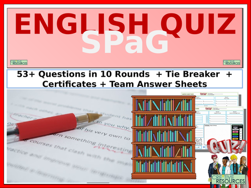 Primary spelling, punctuation and grammar literacy Quiz | Teaching ...