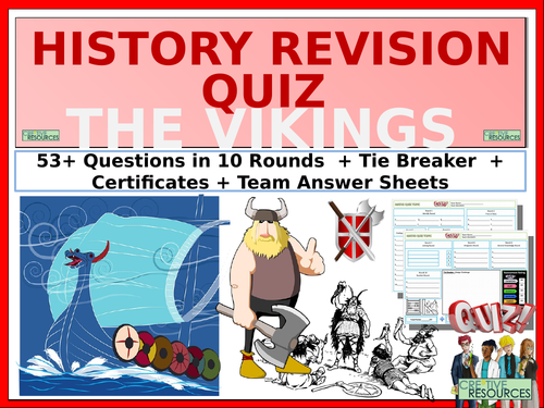 The Vikings History Quiz | Teaching Resources