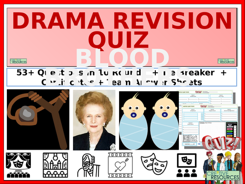 Blood Brothers Quiz | Teaching Resources
