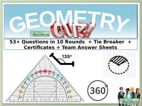 Geometry Ks3 Maths Revision Quiz | Teaching Resources