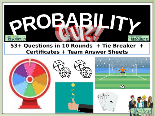 Probability Ks3 Maths Revision Quiz | Teaching Resources