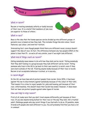 Racism KS2 | Teaching Resources