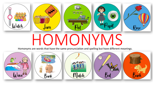 Homonyms | Teaching Resources