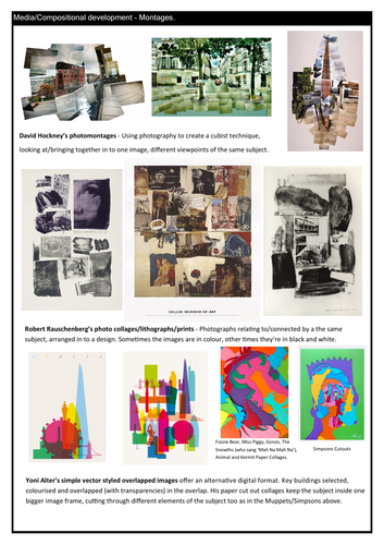 Examples of Montages | Teaching Resources