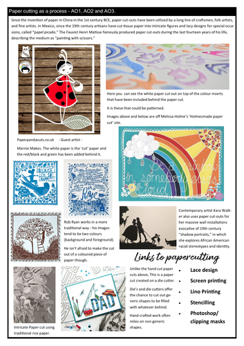 Paper cutting | Teaching Resources