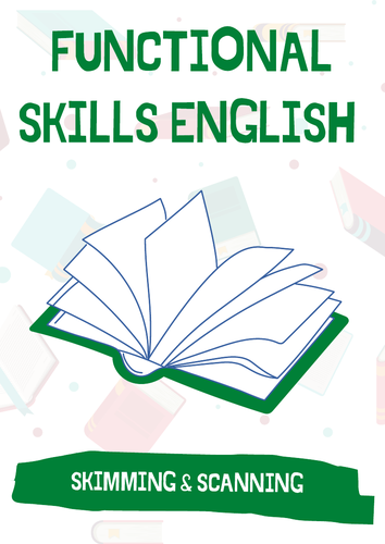 Functional Skills English Reading Comprehension : 2X Skimming ...