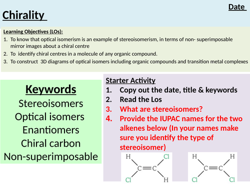 Chirality | Teaching Resources