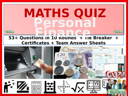 Personal Finance Quiz | Teaching Resources
