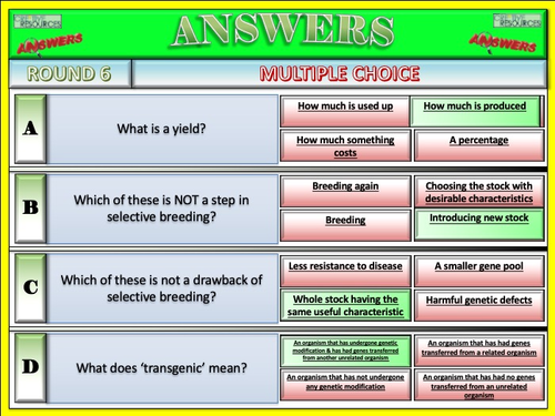 Natural selection and genetic modification | Teaching Resources