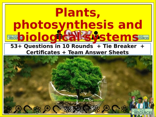 Plants and photosynthesis Science Quiz | Teaching Resources