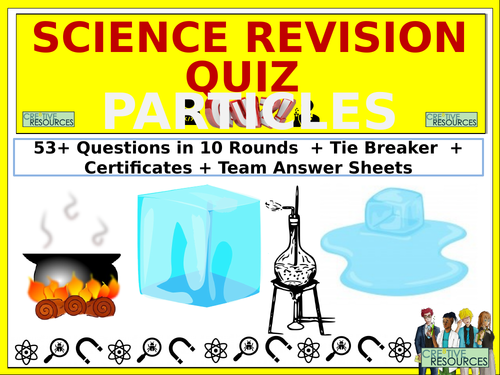 Particles Science Quiz | Teaching Resources