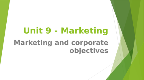 Pearson BTEC Level 1/ Level 2 First Diploma in Business: Unit 9 ...