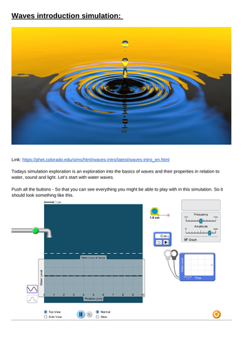 IB DP Physics - Waves exploration script | Teaching Resources