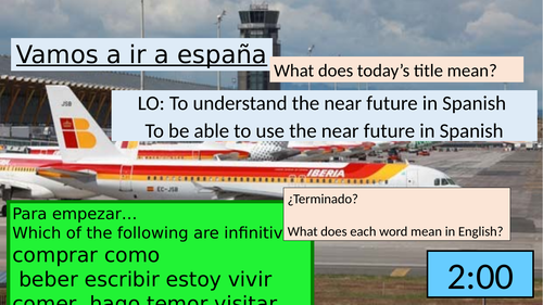 KS3 Futuro / Future (ir a + infinitive) | Teaching Resources