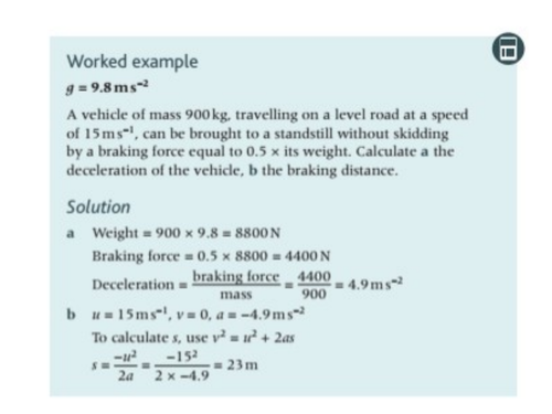 8.4 on the road - AQA Physics AS - complete lesson | Teaching Resources