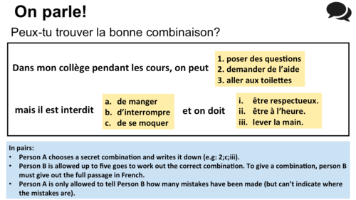 Life at School/ College- Unit 10- GCSE French | Teaching Resources