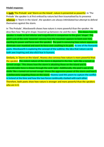 Writing a Poetry Comparison Lesson: Human Power | Teaching Resources