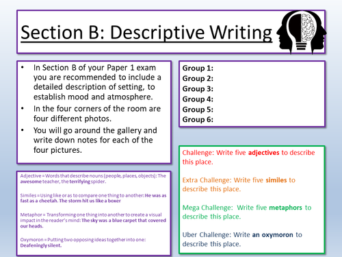 Eduqas Creative Prose Writing | Teaching Resources