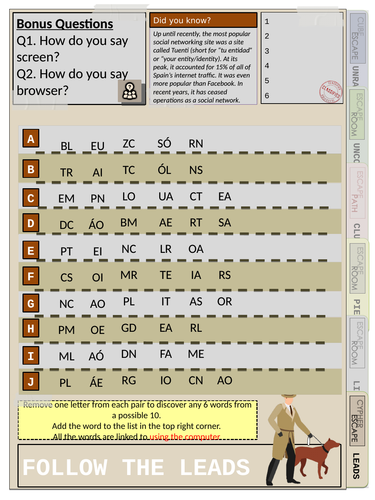 Spanish Escape Room - Technology | Teaching Resources