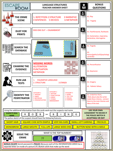 English Language Structure Revision | Teaching Resources
