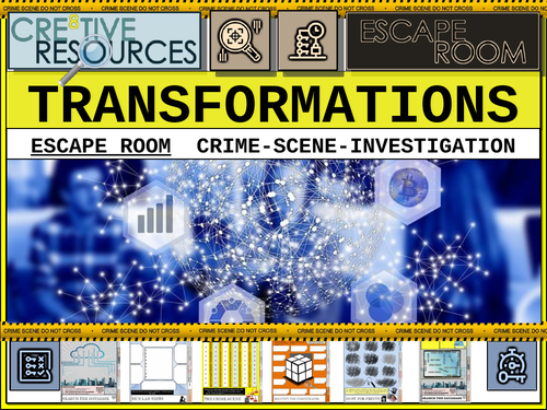 Maths Escape Room - Transformations | Teaching Resources