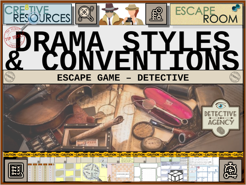 Styles and Conventions - Drama Escape Room | Teaching Resources