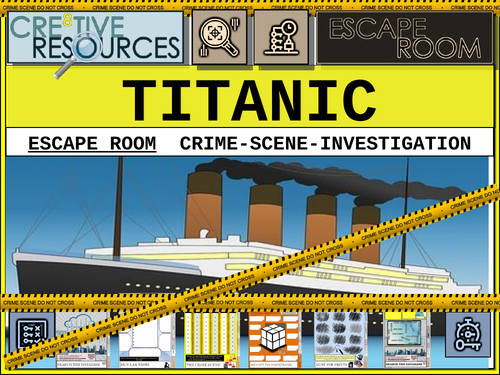Titanic History Escape Room | Teaching Resources