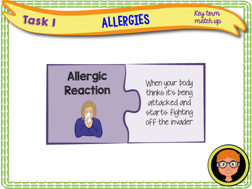 Allergies + Anaphylaxis | Teaching Resources