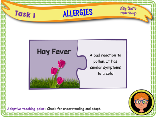 Allergies + Anaphylaxis | Teaching Resources