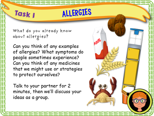 Allergies + Anaphylaxis | Teaching Resources