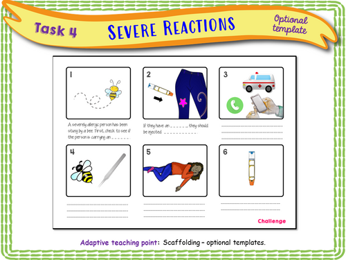 Allergies + Anaphylaxis | Teaching Resources