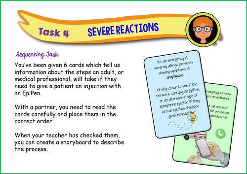 Allergies + Anaphylaxis | Teaching Resources