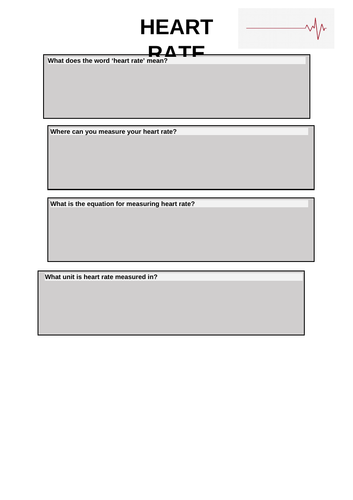 Remote Online Learning Physical Education Heart Rate Practical Lesson ...