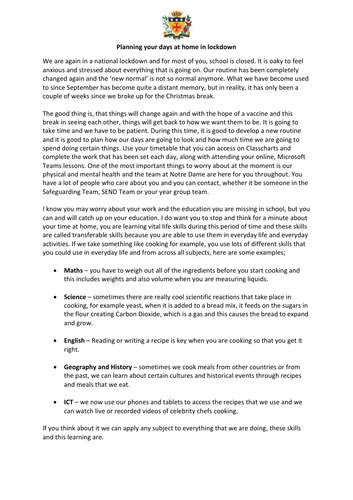 Life at home Social story Covid-19 | Teaching Resources