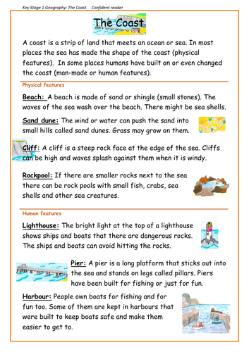 KS1 Seaside Phase 2-6 texts: The Coast | Teaching Resources