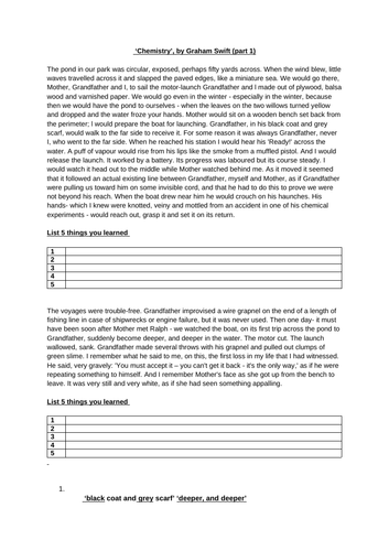 Chemistry by Graham Swift - ideal for remote learning KS3 or KS4 ...