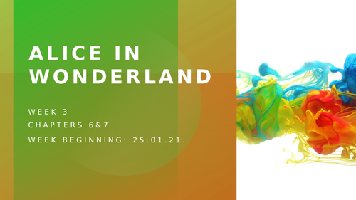 Alice in Wonderland - Full Unit of Work | Teaching Resources