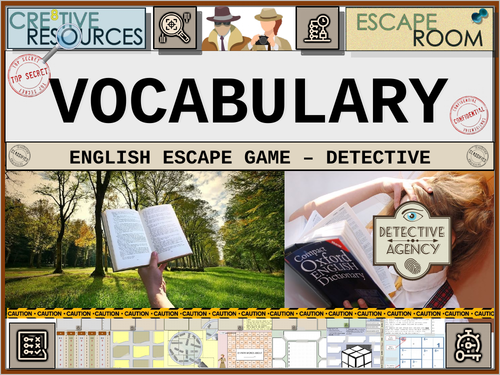 English vocabulary Escape Room | Teaching Resources
