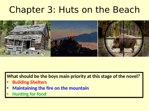 Lord of the Flies Chapter 3 | Teaching Resources