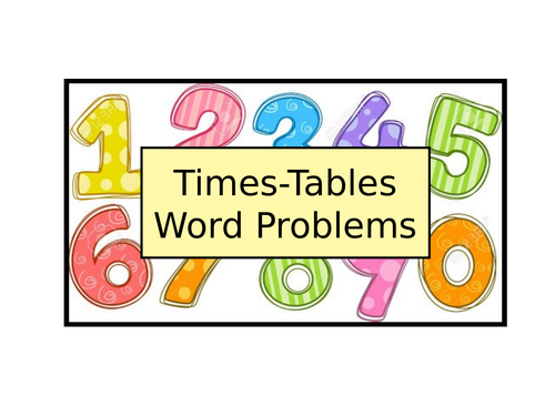 Times-Tables Word Problems | Teaching Resources