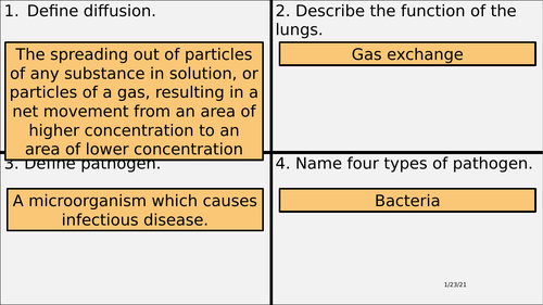 Bioenergetics AQA Foundation lesson bundle. | Teaching Resources