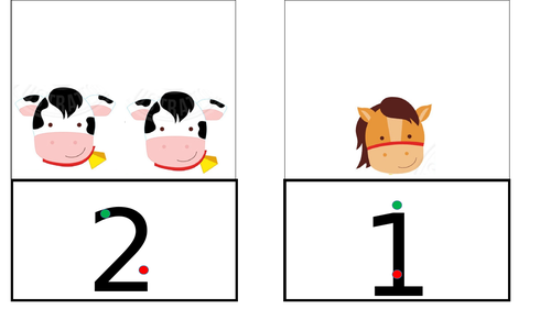 1-5 Animal Number Tracing Cards | Teaching Resources