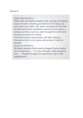 Key Stage 3 English: Creative Reading and Writing Unit - Heroism ...