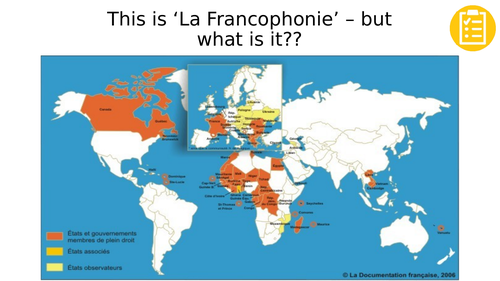 La Francophonie lesson - adapted for remote learning | Teaching Resources