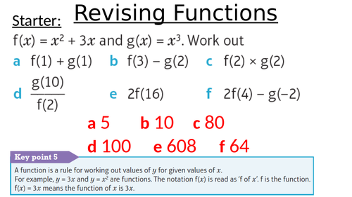 Chapter 17 Algebra Lesson PowerPoint Bundle Pearson Textbook Edexcel ...