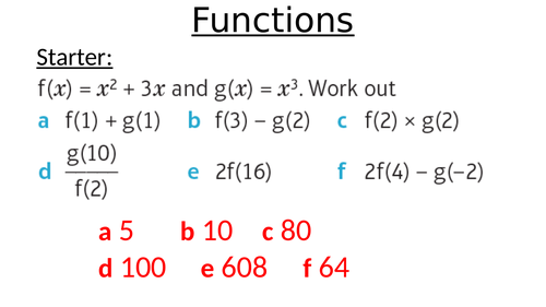 Chapter 17 Algebra Lesson PowerPoint Bundle Pearson Textbook Edexcel ...